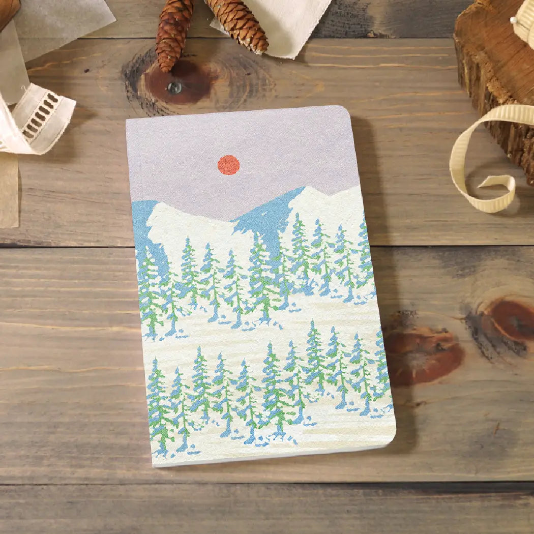 Snowy Mountains Classic Layflat Notebook – Home & Garden Vermont